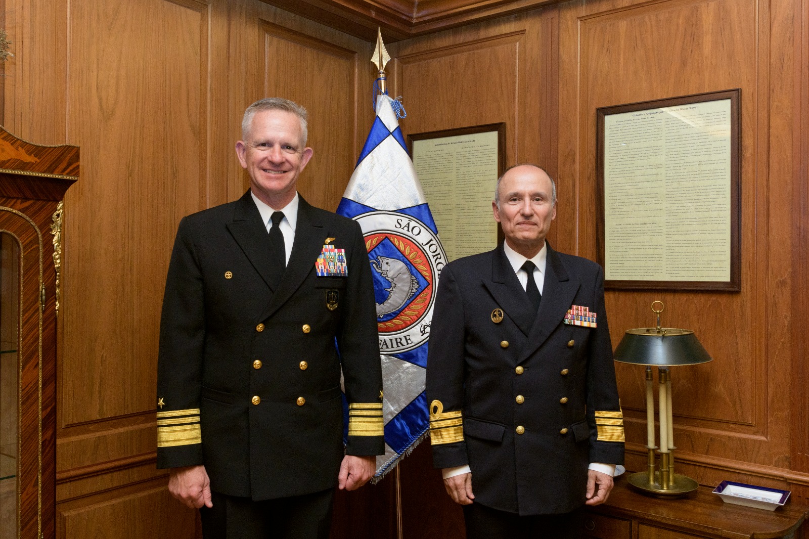 Marinha recebe visita do Comandante do Joint Force Command Norfolk e U ...