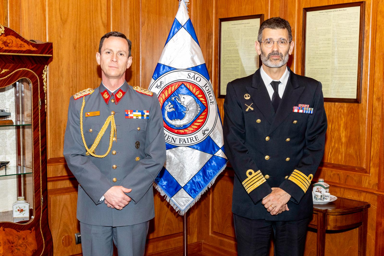 Marinha recebe visita do novo Adido de Defesa do Chile