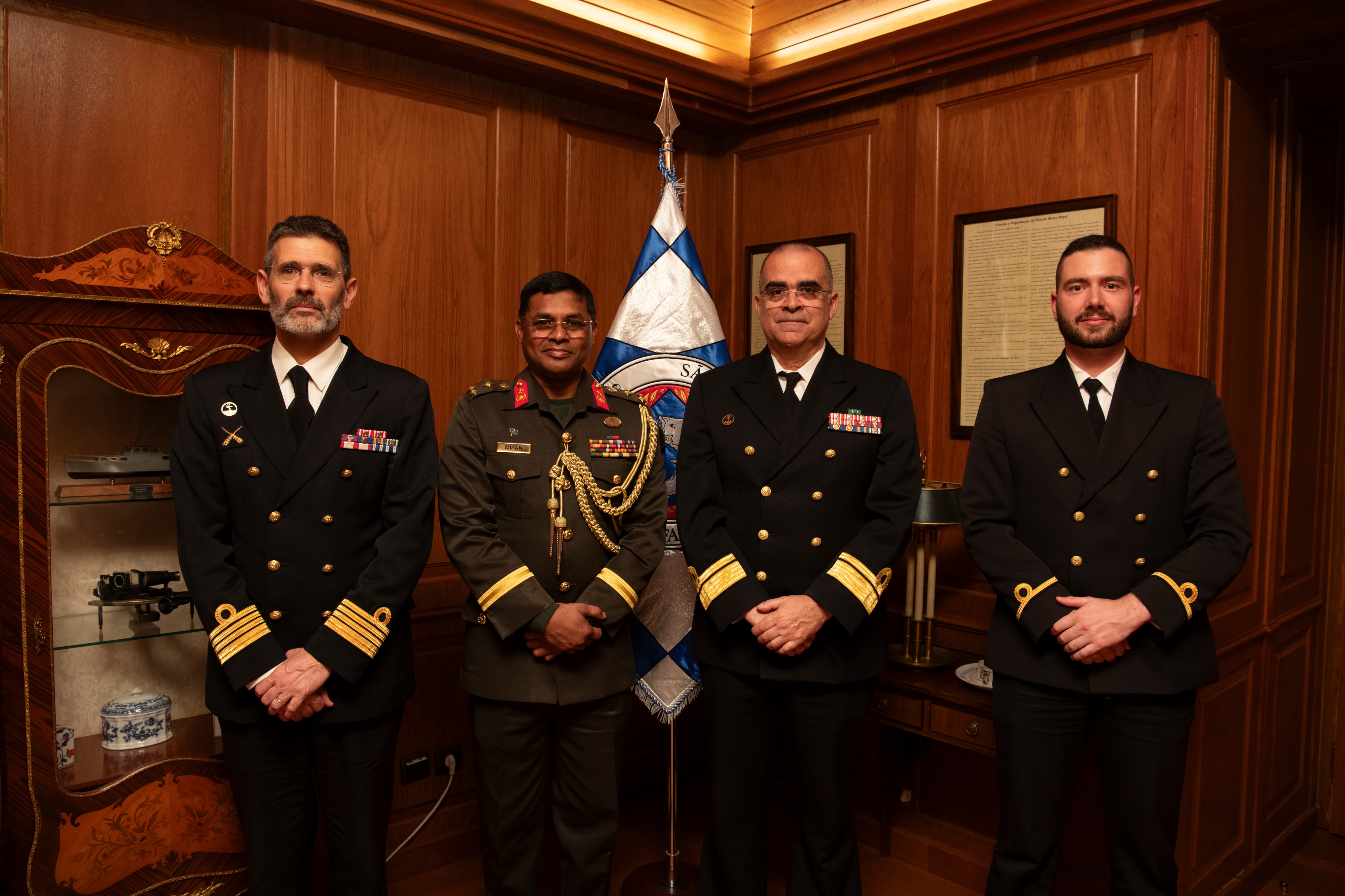Marinha recebe visita do novo Adido de Defesa do Bangladesh