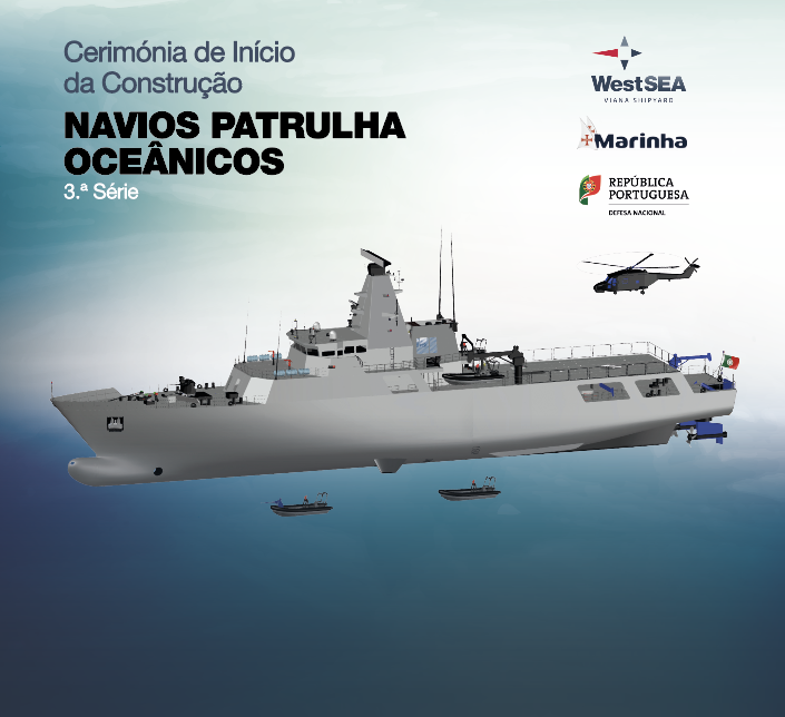 Nota de agenda: Cerimónia de corte da primeira peça dos Navios Patrulha ...