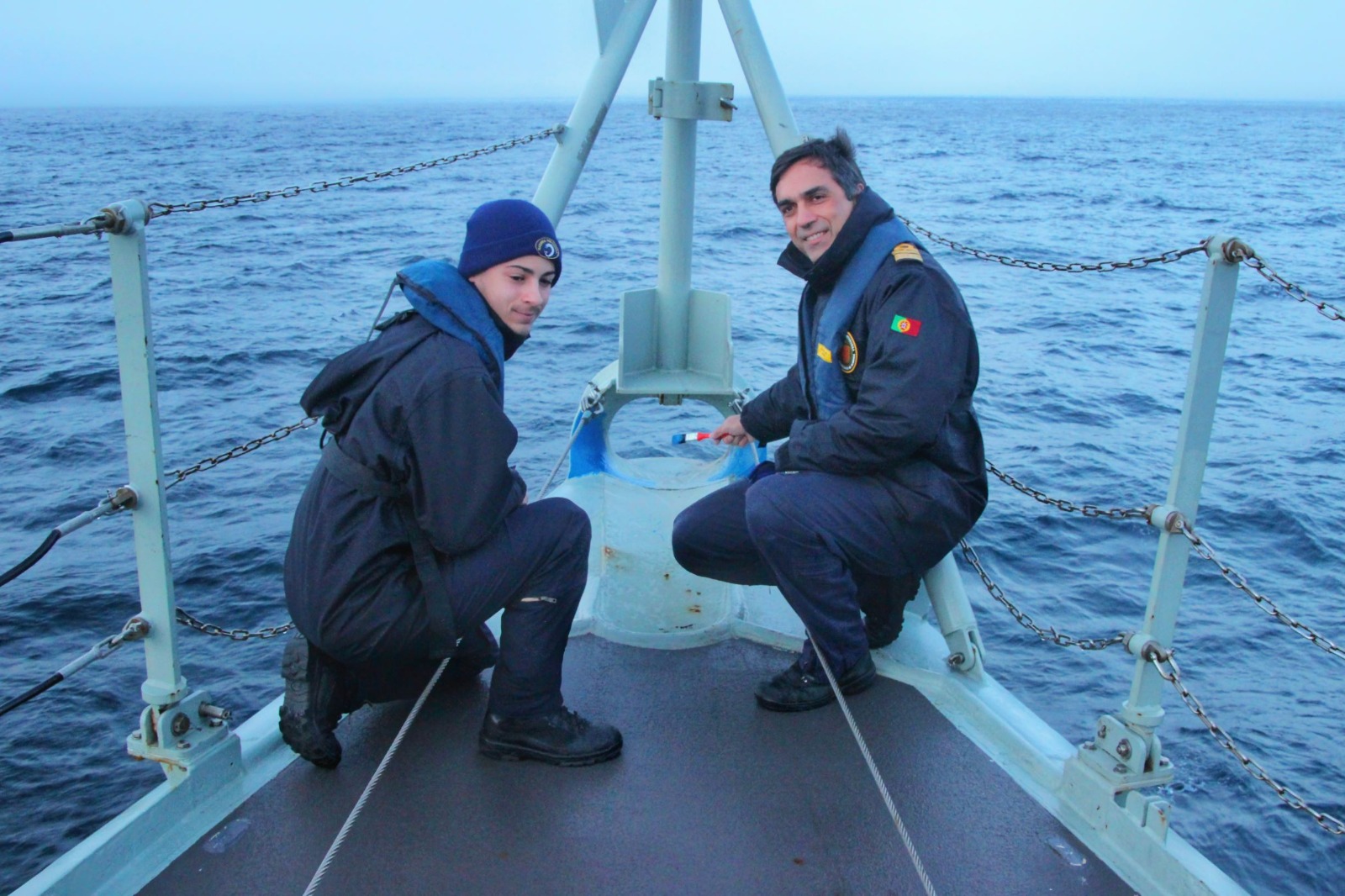 Fragata portuguesa cruza linha do Círculo Polar Ártico